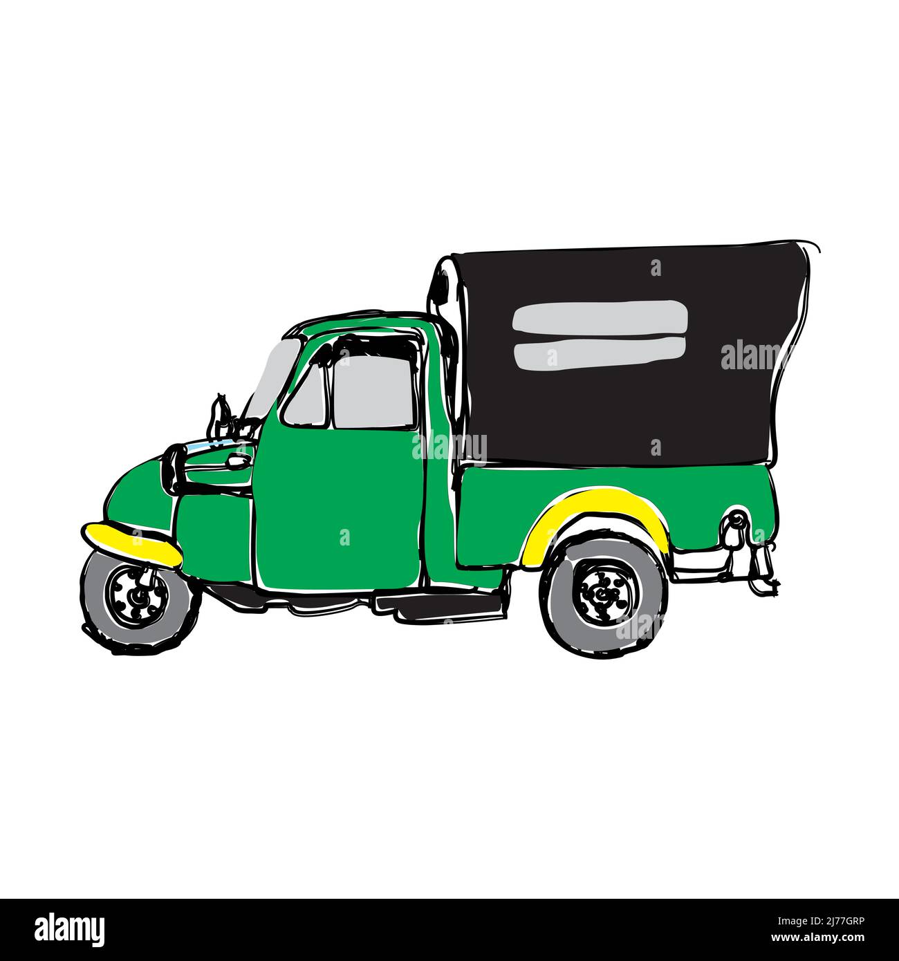 Bemo Icon of the old Jakarta public transportation. (Bemo is a ...