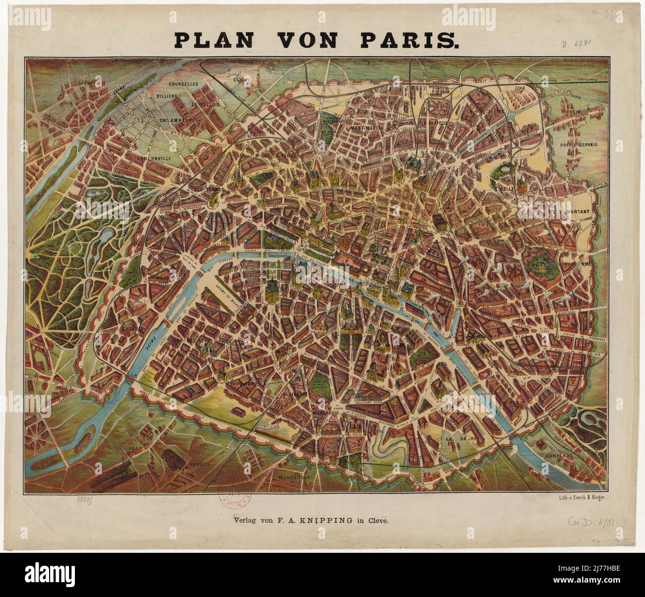 Plan von paris hi-res stock photography and images - Alamy