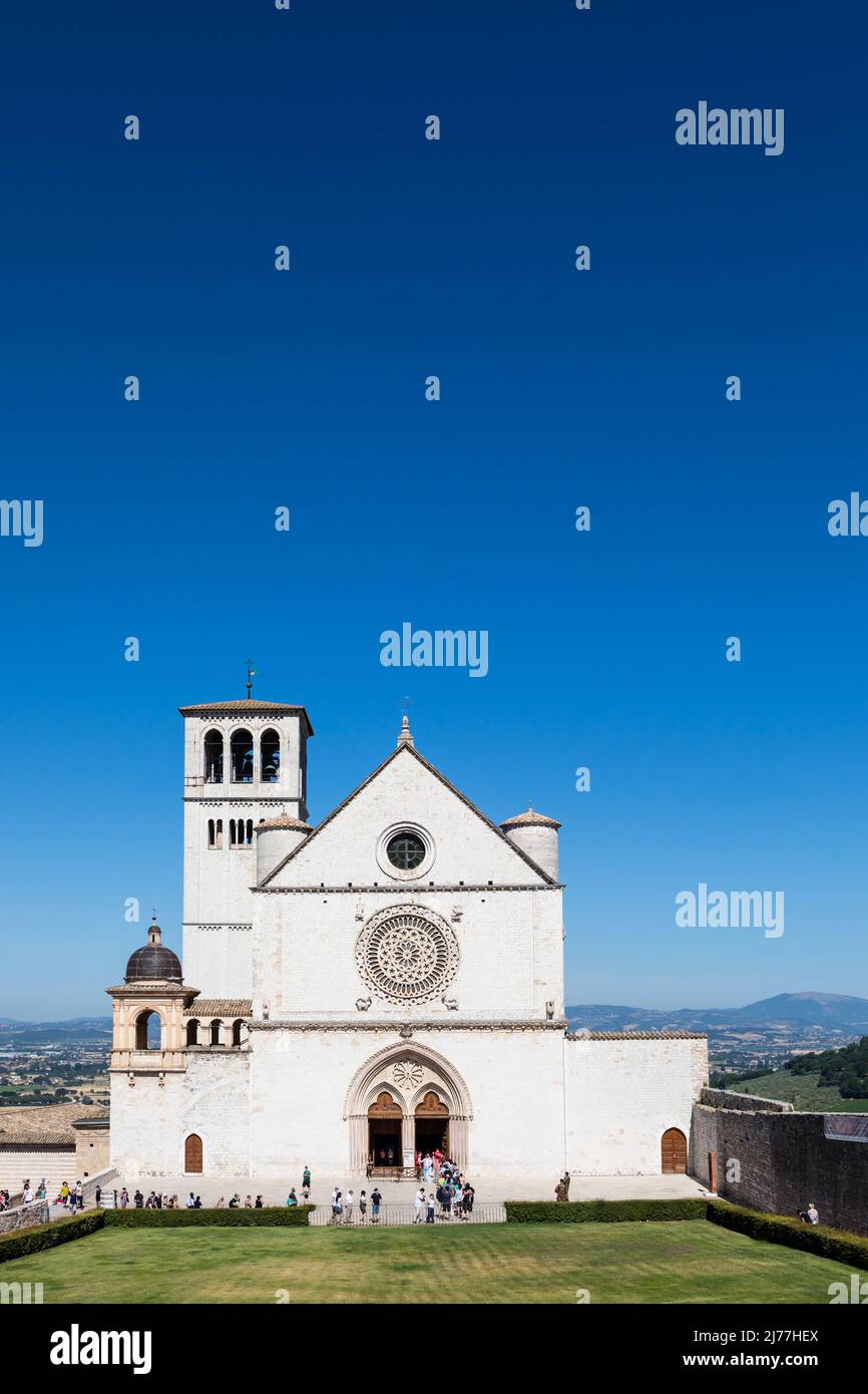 Assisi village in Umbria region, Italy - circa June 2021: the most ...