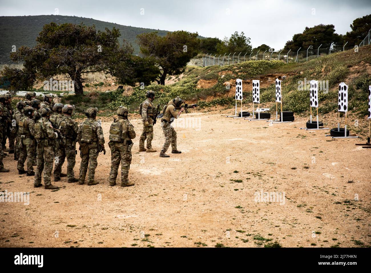 In preparation for Exercise Orion, a U.S. Army Green Beret assigned to ...