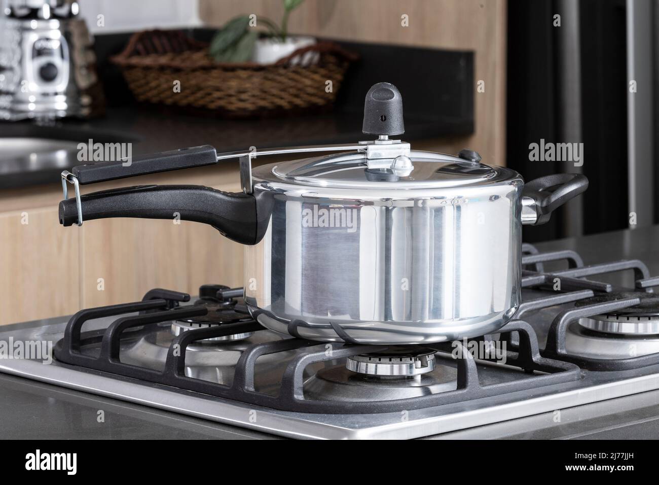 Kitchen Appliances - Pressure Cooker; Photo In The Kitchen Stock Photo ...
