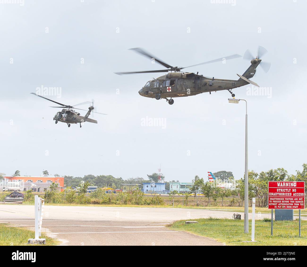 HH-60M (MEDEVAC) medical evacuation Black Hawk helicopters depart from ...