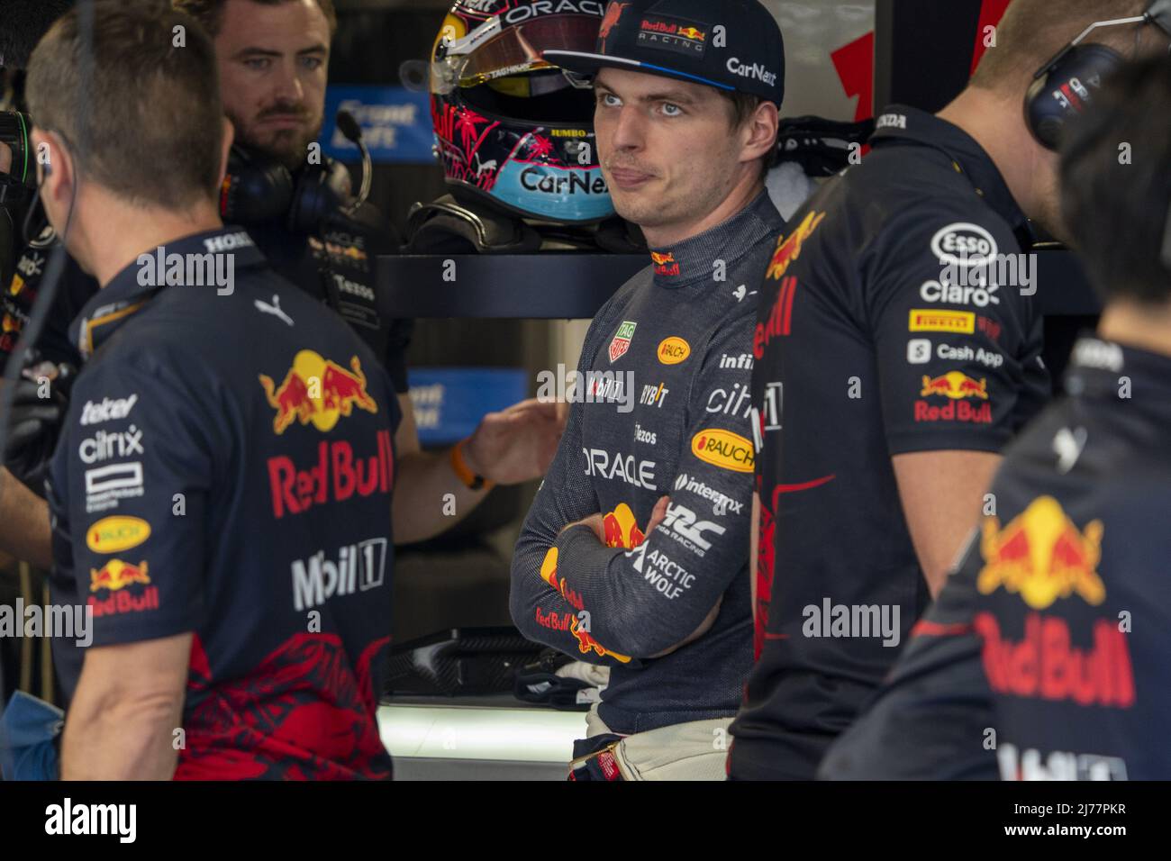 Dutch Formula One driver Max Verstappen of Oracle Red Bull Racing in ...