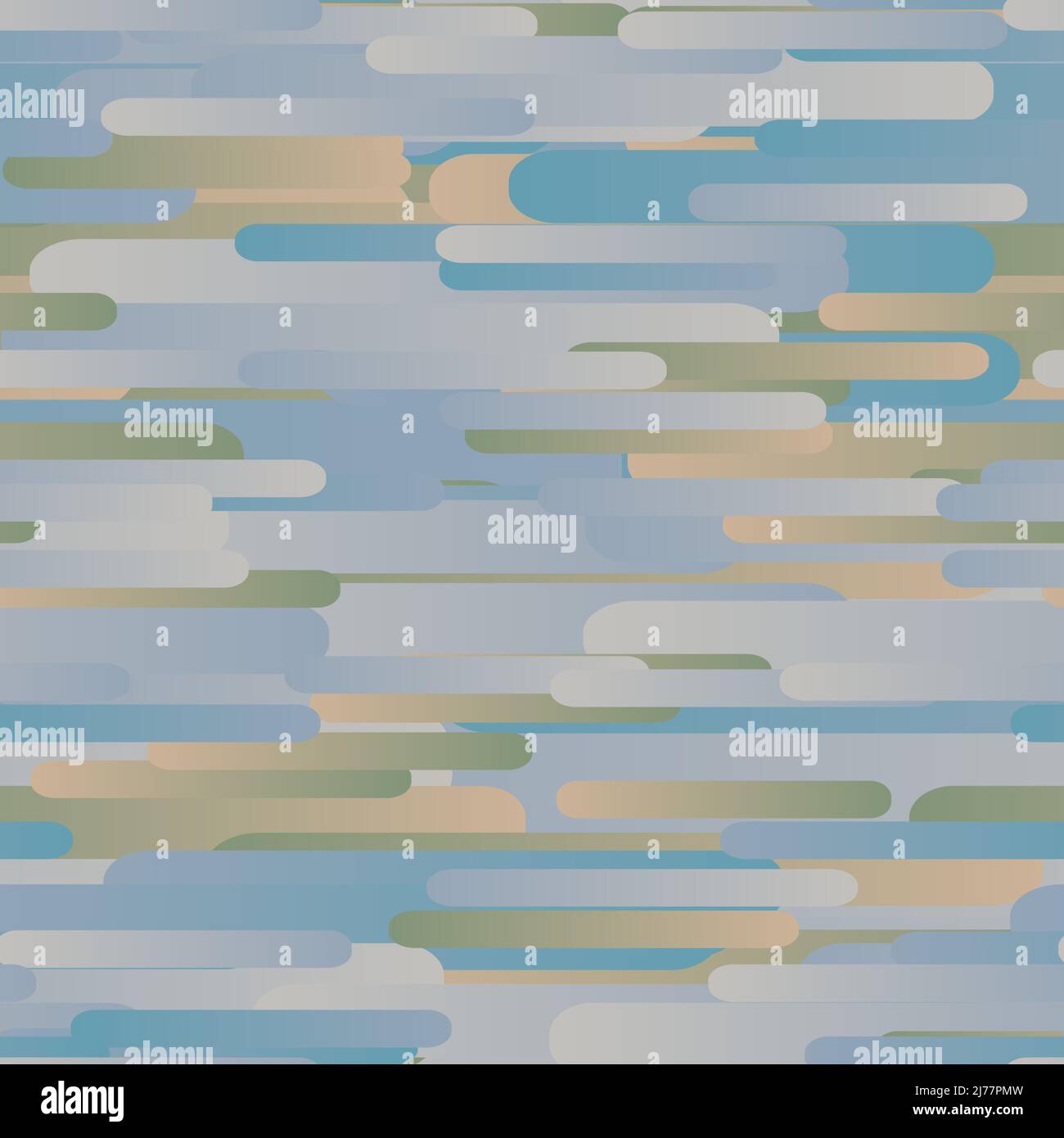 Seamless funky pill shaped gradient lines surface pattern design for ...