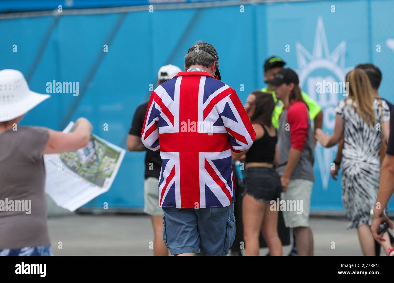 Fan union jack hi-res stock photography and images - Alamy