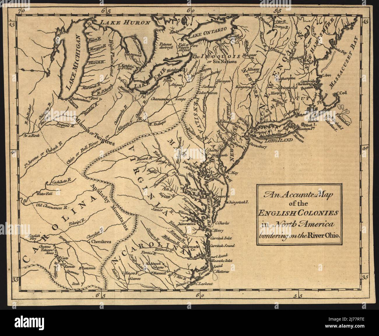 English colonies map hi-res stock photography and images - Alamy