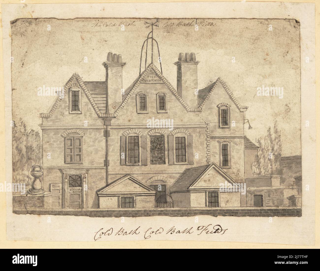 The Cold Bath, Cold Bath Fields, Clerkenwell, London, 1700s. Cold Bath ...