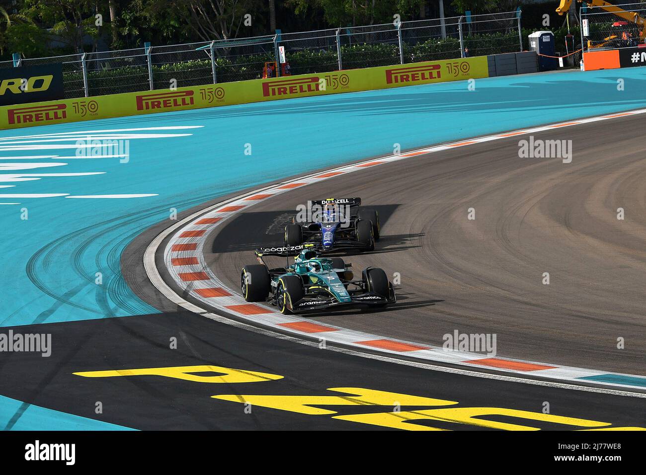 Vettel latifi miami hi-res stock photography and images - Alamy