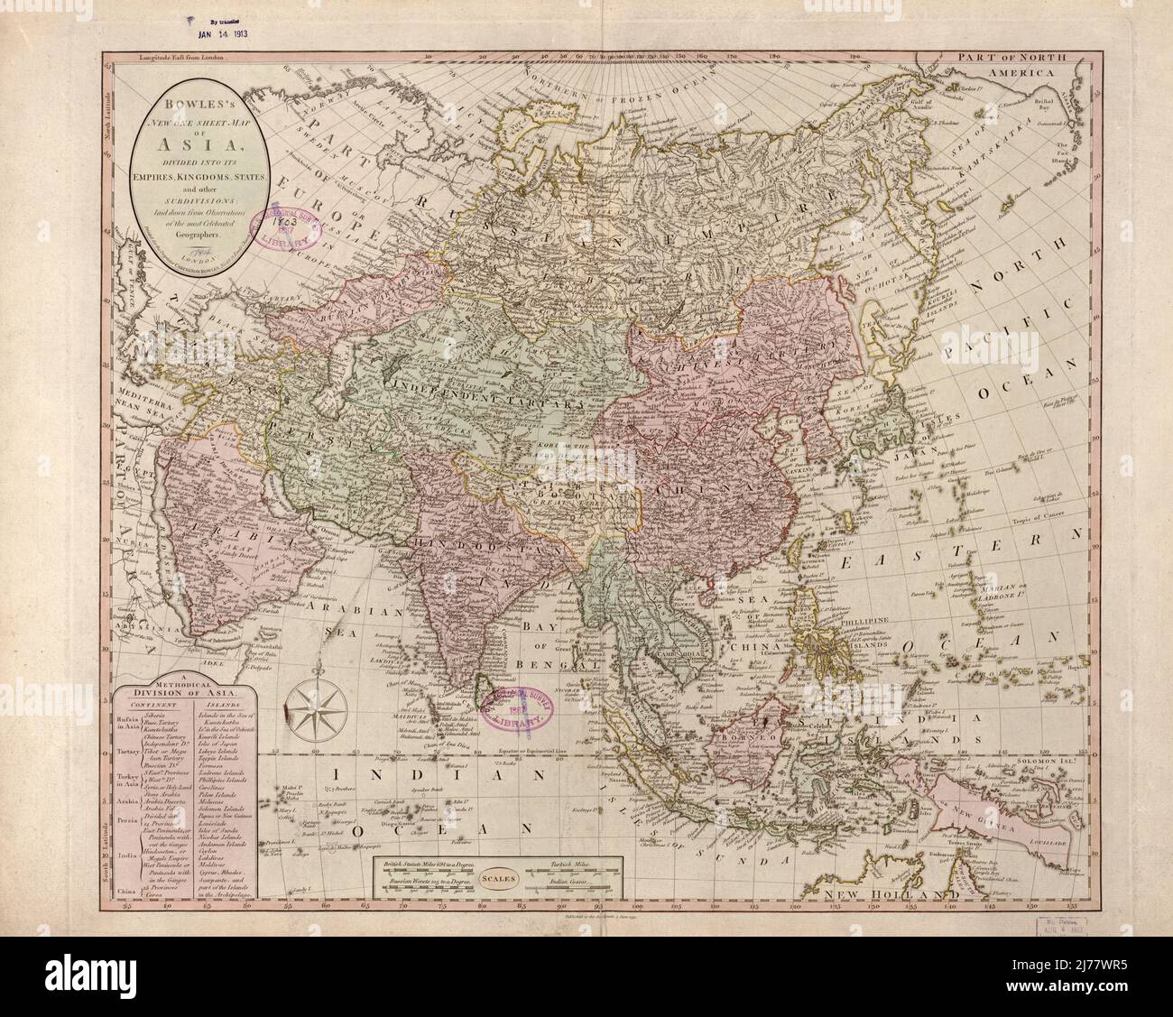 Bowles's map hi-res stock photography and images - Alamy