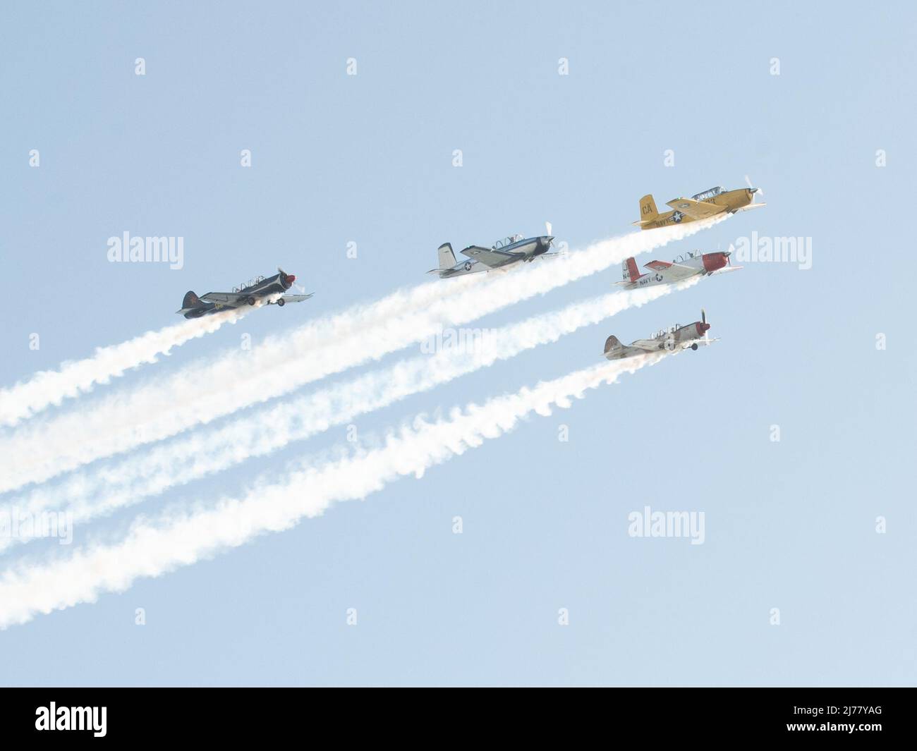 04 May 2022 - San Diego, California - Beechcraft T-34 Military trainer ...