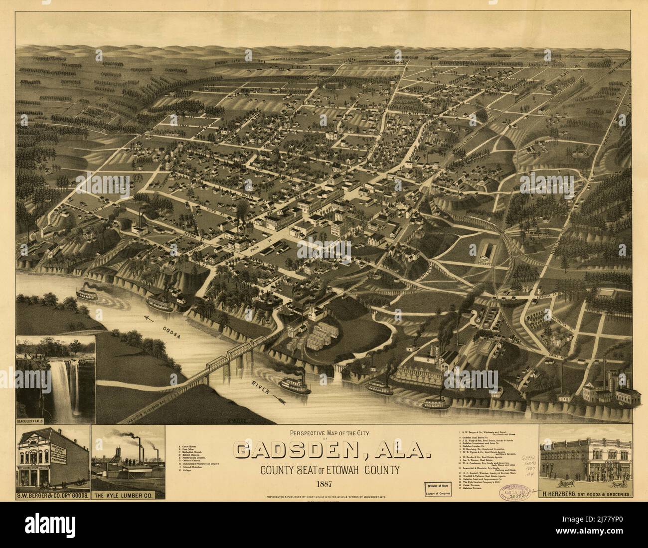 1887 map hi-res stock photography and images - Alamy