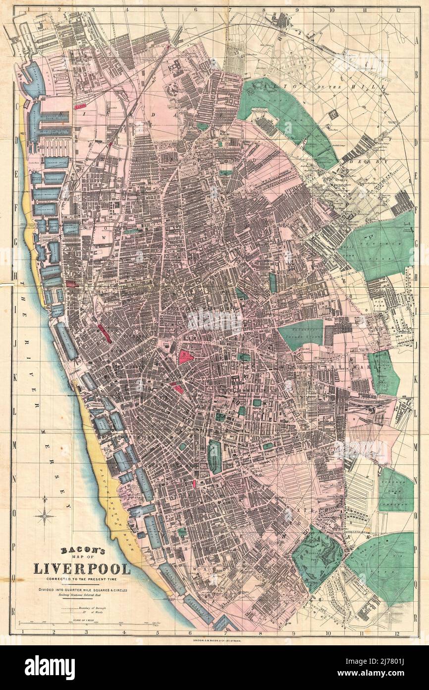 Bacons map hi-res stock photography and images - Alamy