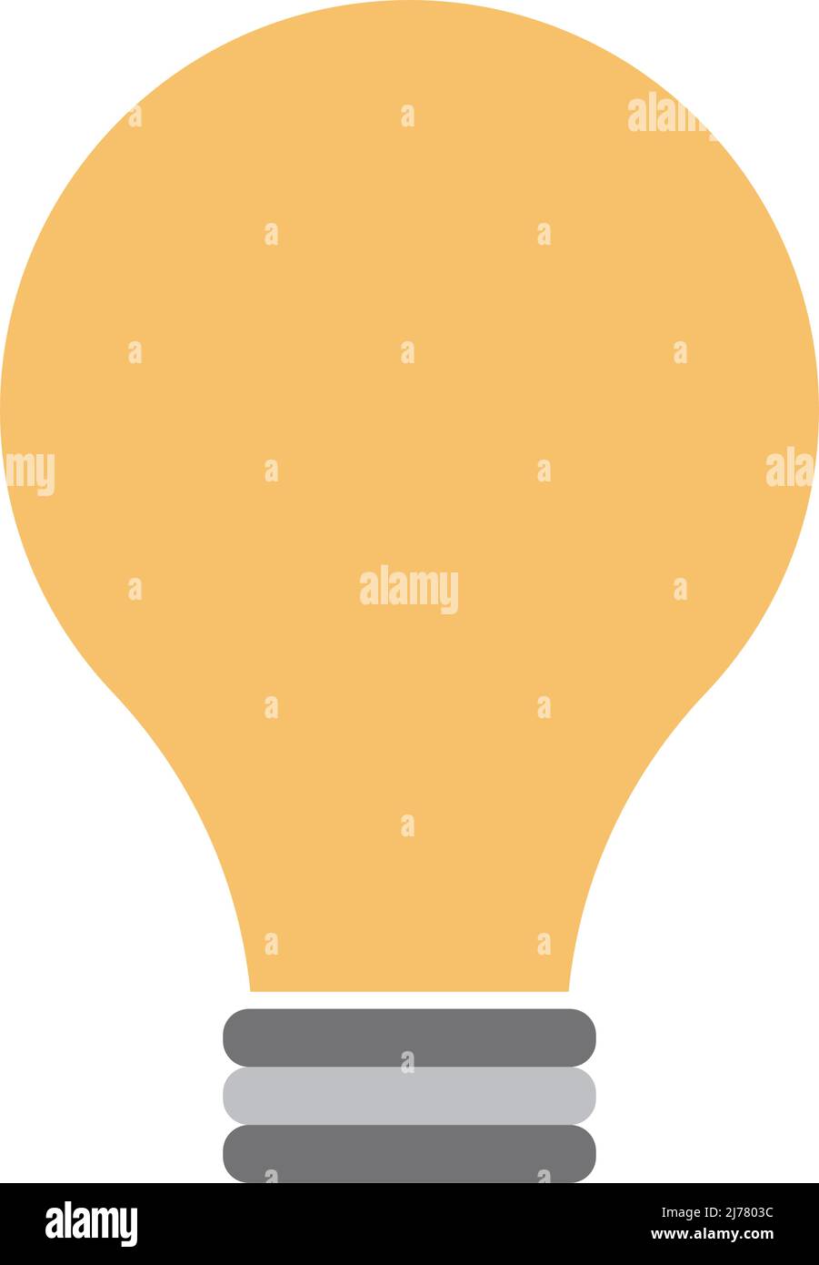 Light bulb icon. Tips and ideas. Editable vector Stock Vector Image ...