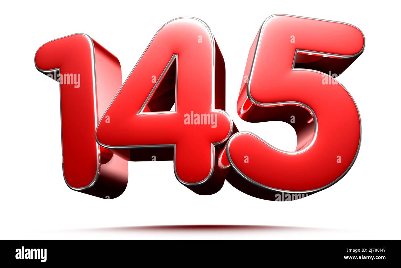 3d number 145 hi-res stock photography and images - Alamy