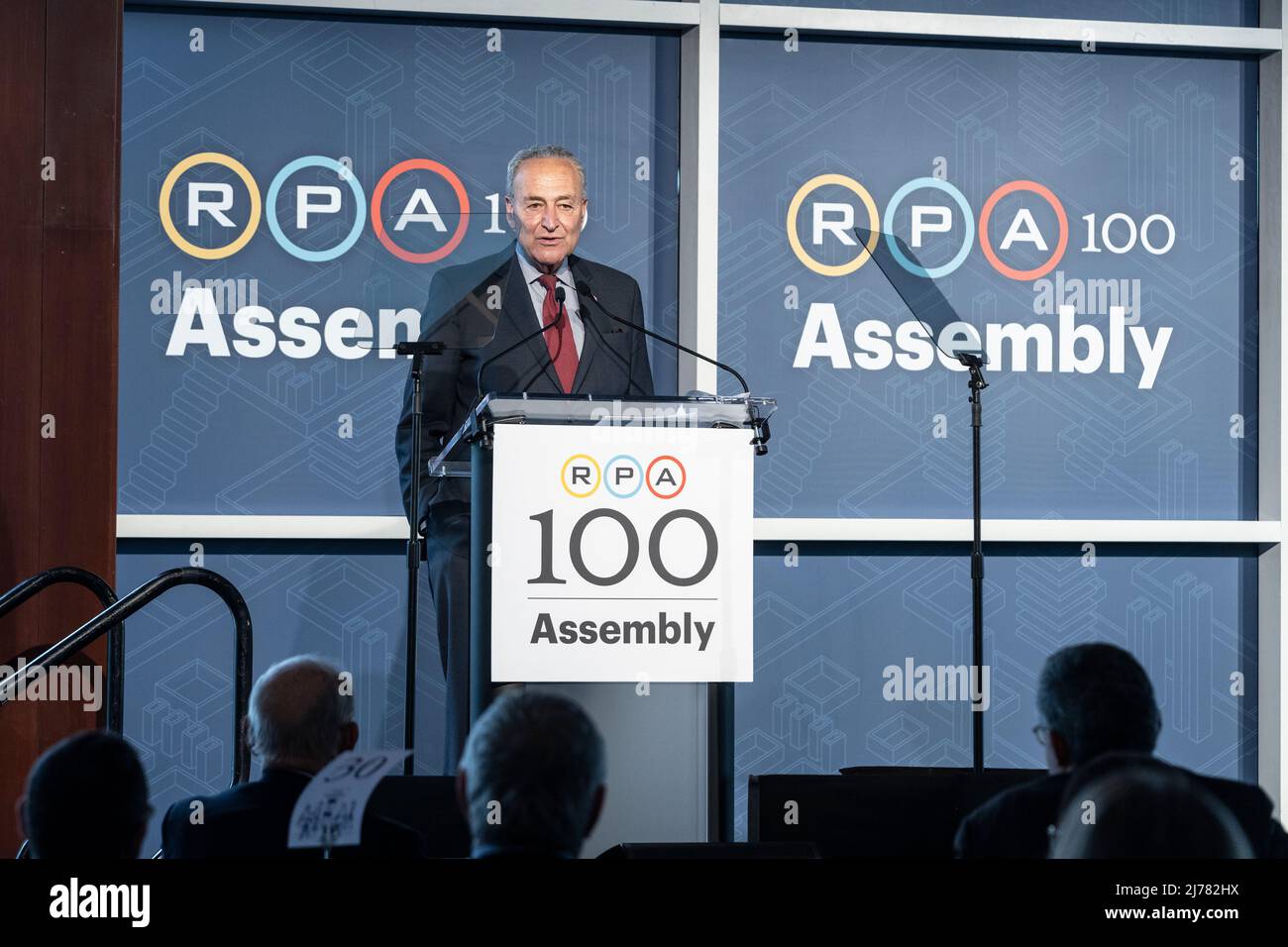New York, NY - May 6, 2022: US Senator Charles Schumer attends RPA 100 ...