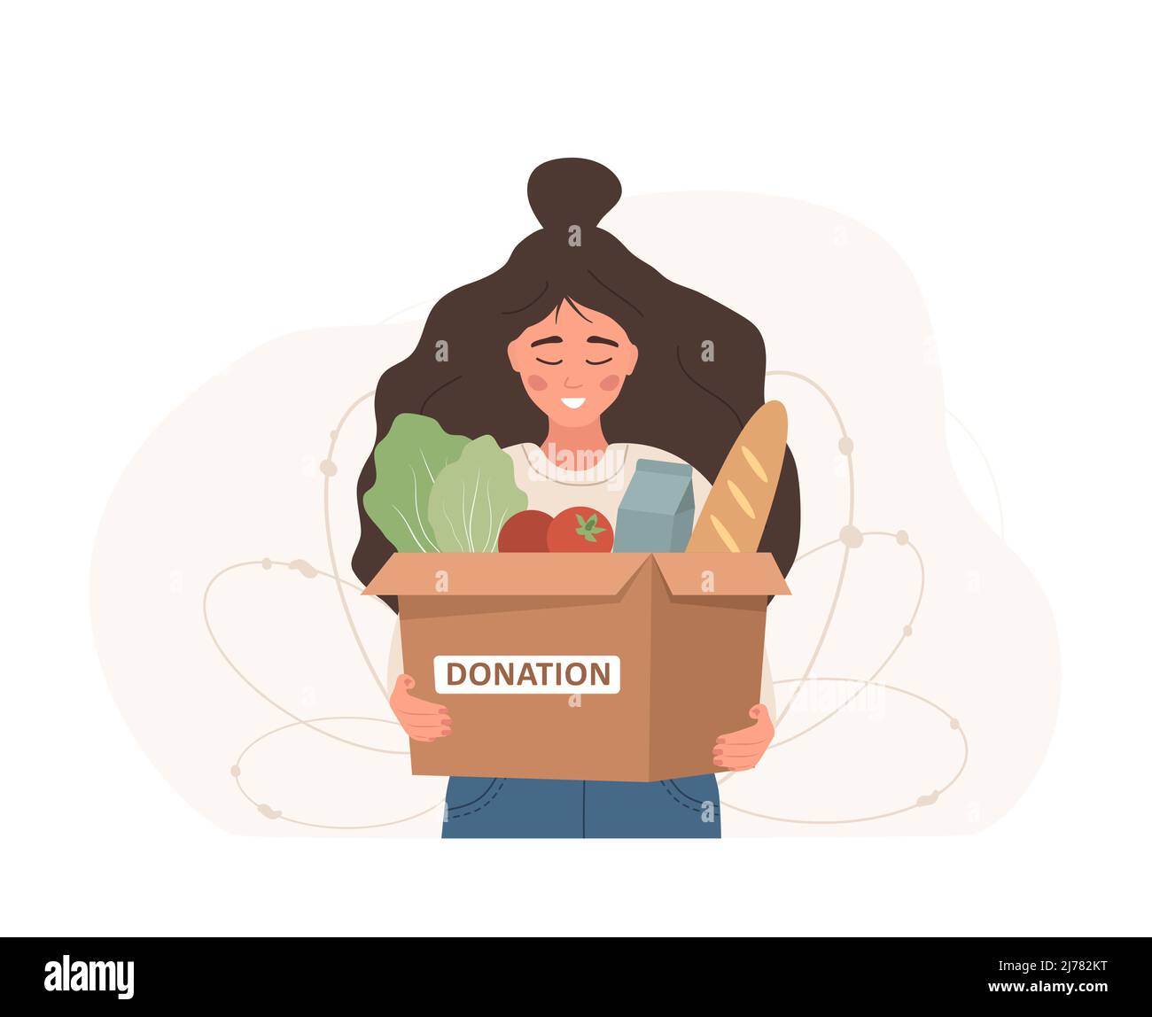 Hands Giving Food Cartoon