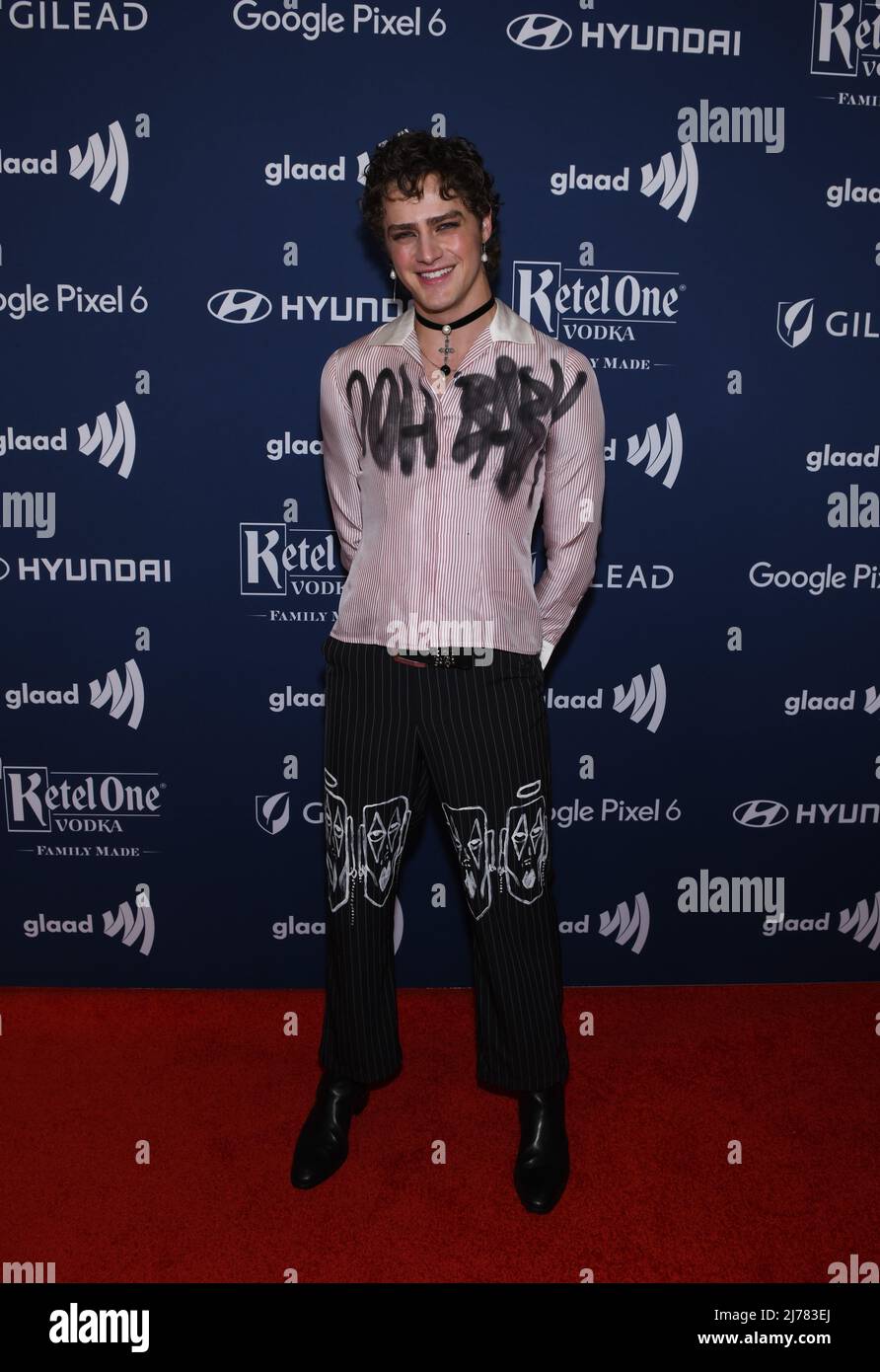 Fin Argus attends 33rd Annual GLAAD Media Awards at New York Hilton ...