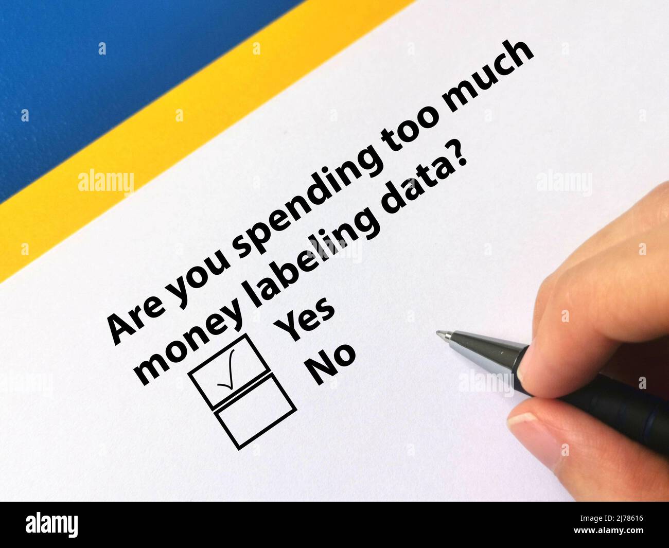 Data labeling hi-res stock photography and images - Alamy