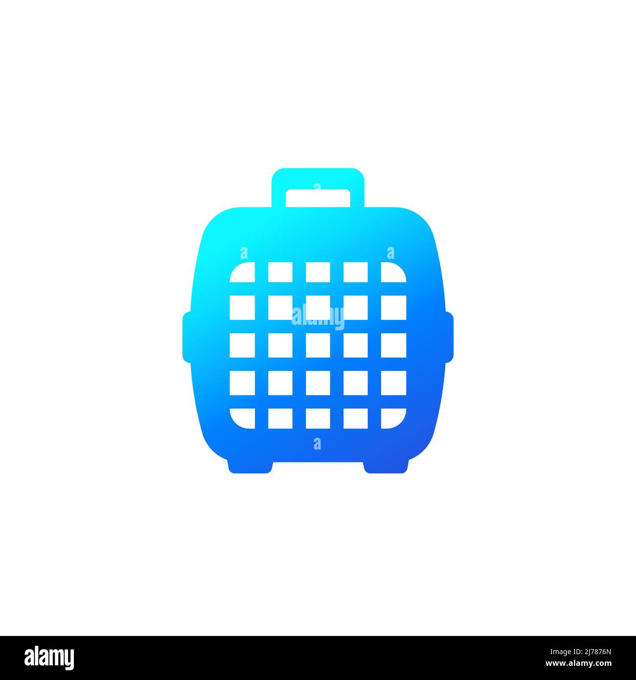 Pet carrier icon on white Stock Vector Image & Art - Alamy
