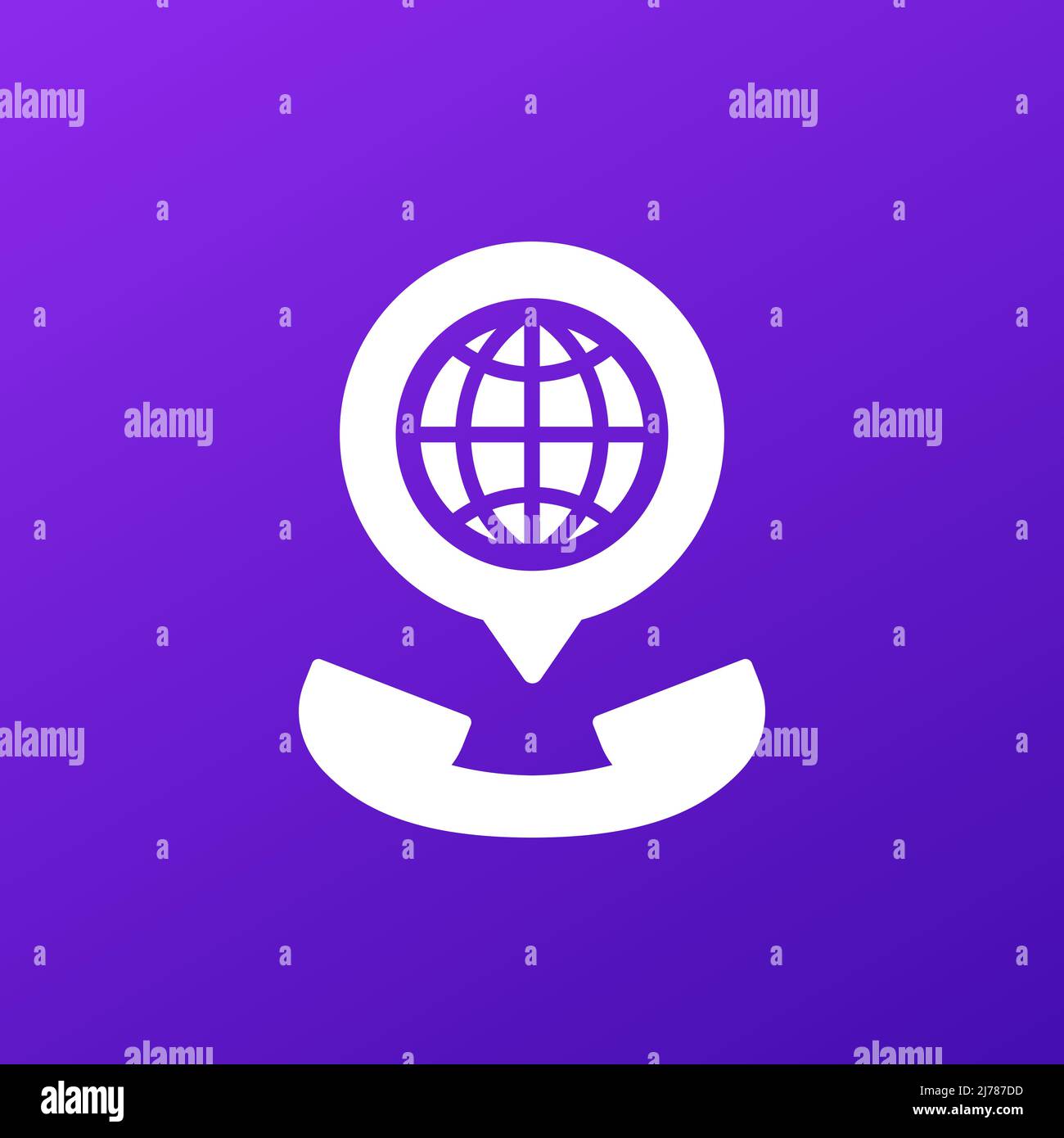roaming call icon for apps and web Stock Vector Image & Art - Alamy