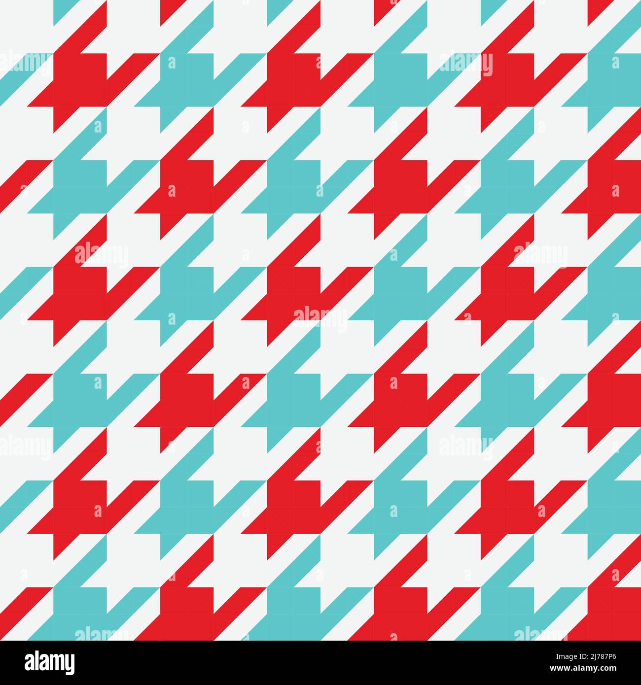 Classic houndstooth seamless pattern. Abstract geometric textile design ...