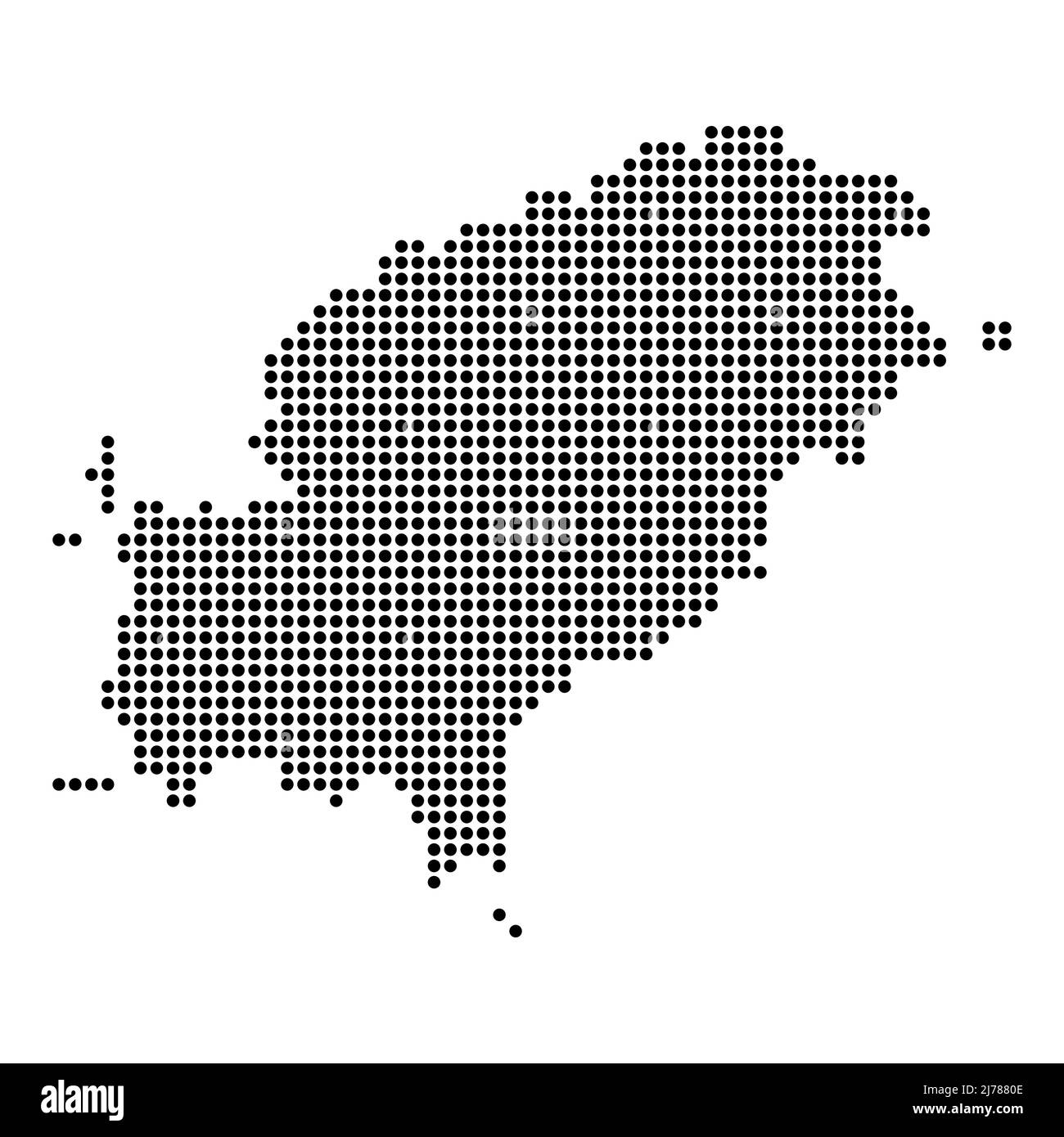Ibiza high detail map island, spanish region flat sign, web design ...