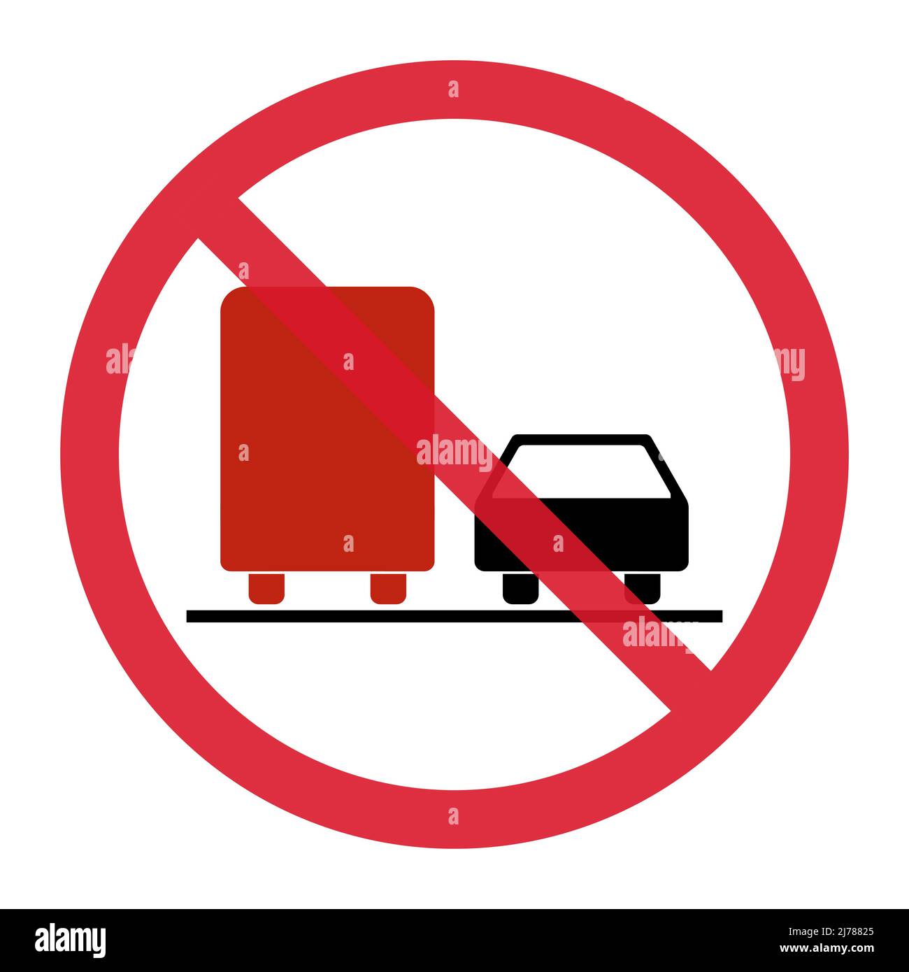 No overtaking zone hi-res stock photography and images - Alamy