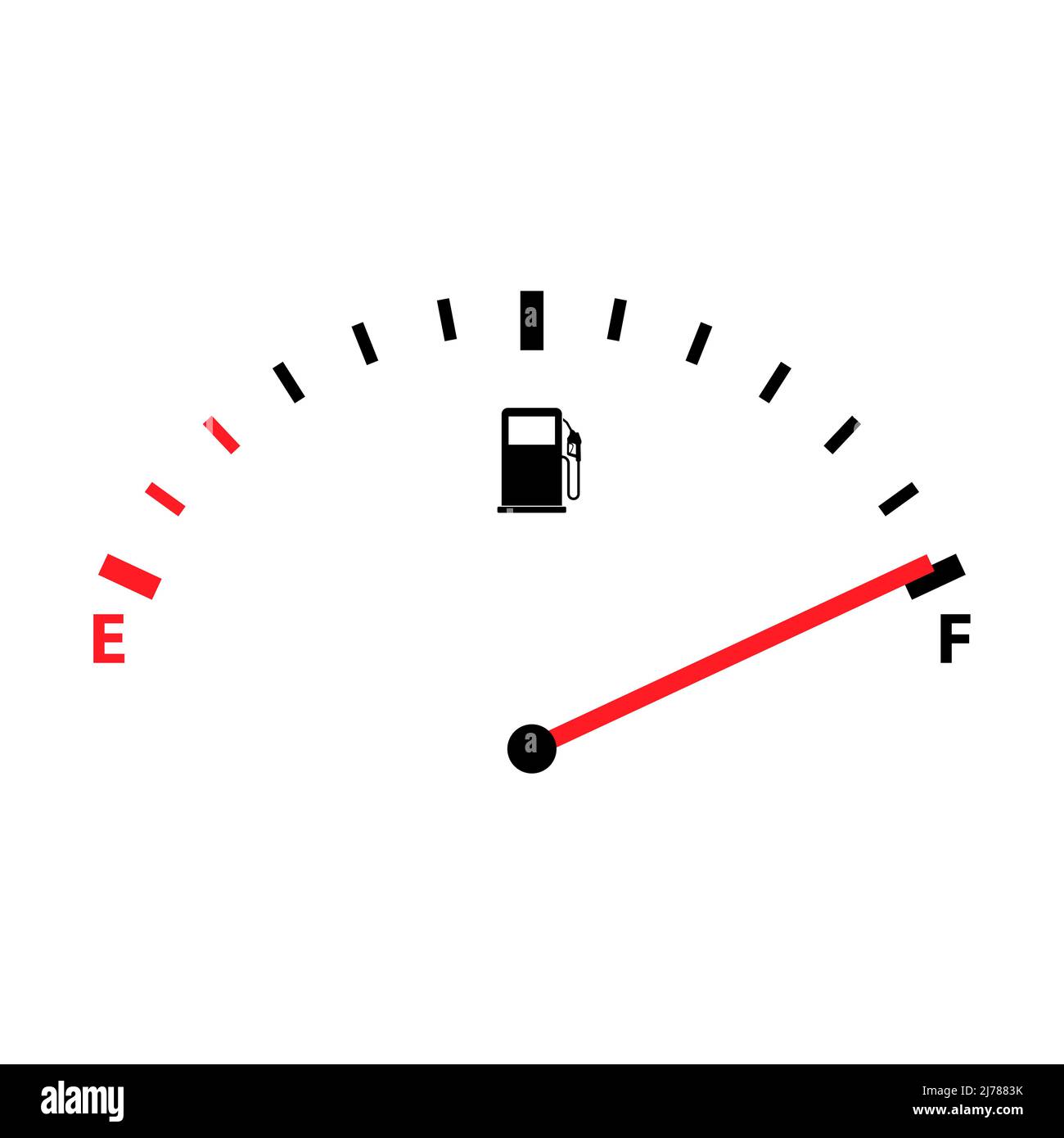 Fuel Gauge Vector