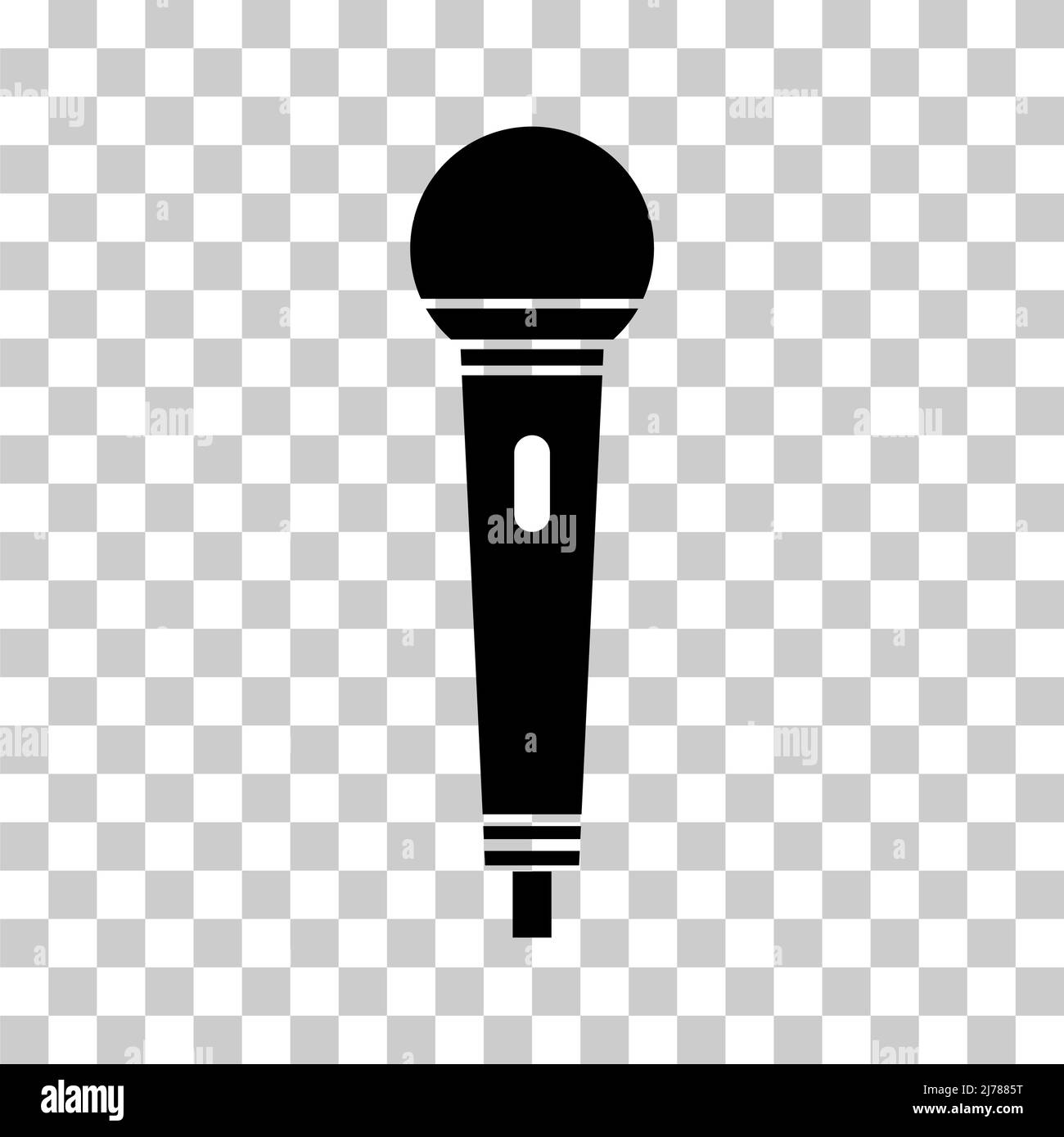 Microphone Icon Audio Speech Symbol Record Concert Sign Web Button Design Karaoke Flat Speak