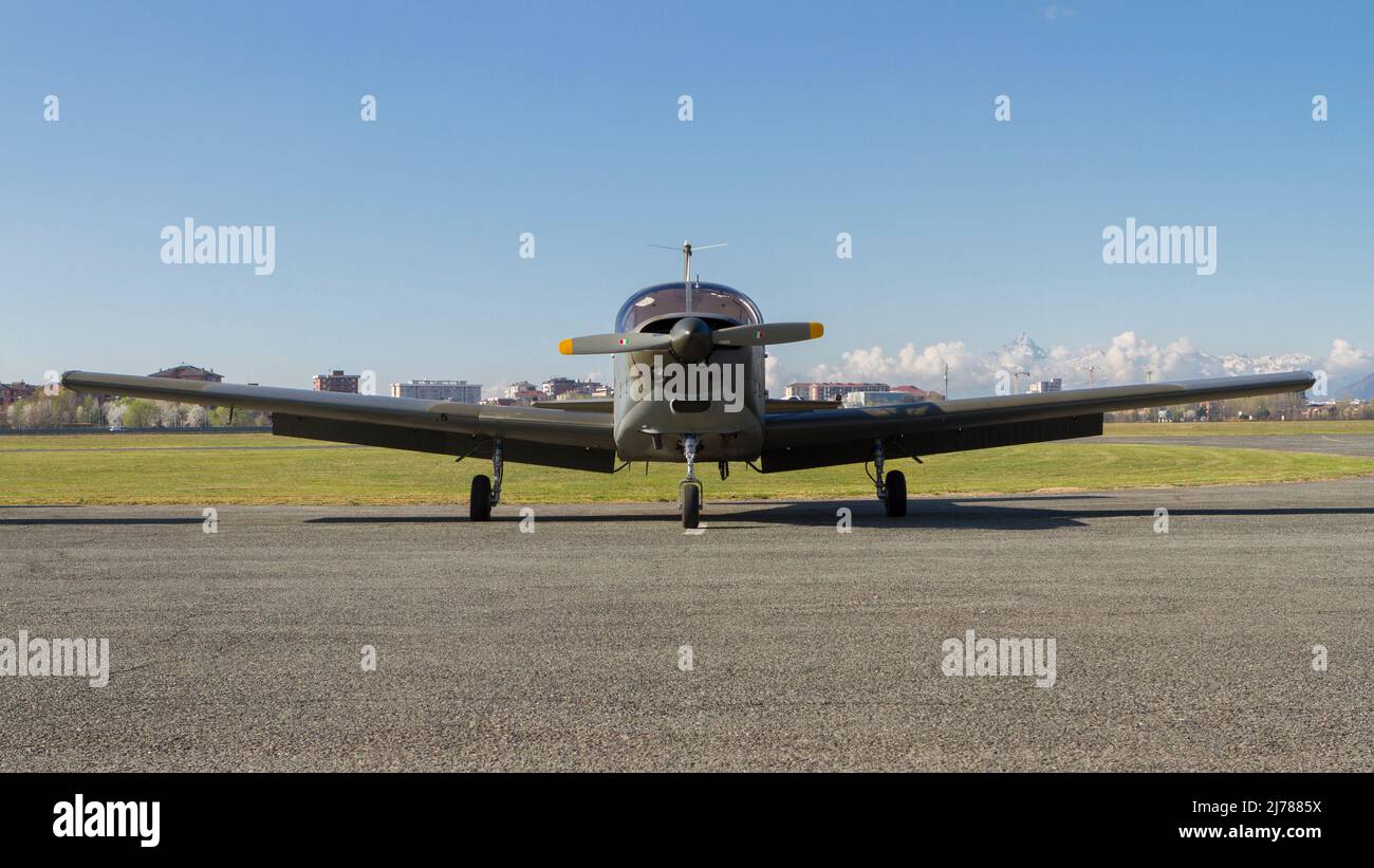An Italian Air Force Siai U-208 (or S.208M) manufactured by SIAI ...