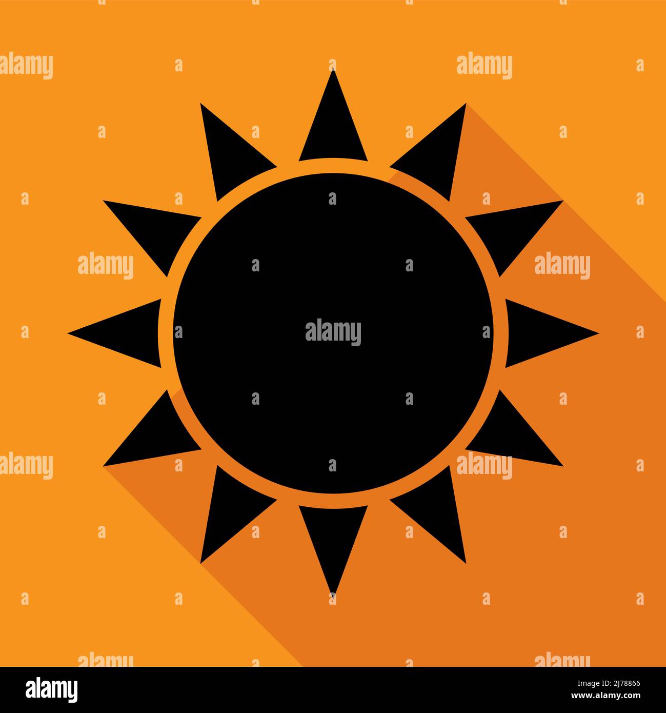 Sun or sunshine icon symbol design, travel beach holiday sign, abstarct ...