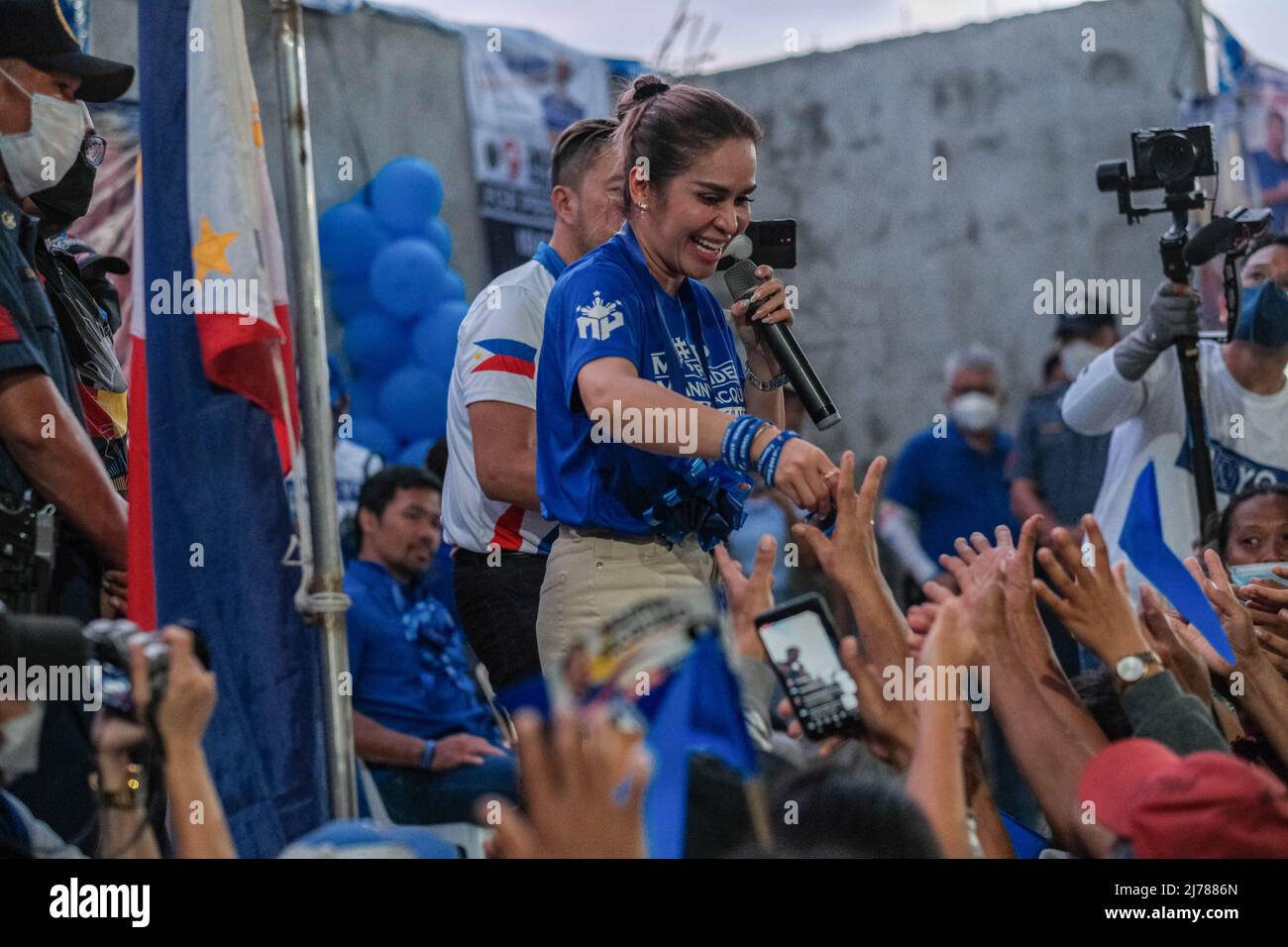 May 5, 2022, Singapore, Singapore, Singapore: JINKY PACQUIAO, wife of ...