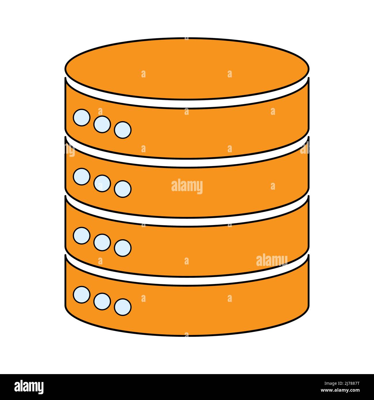 Database Storage Icon Internet Network Server Cloud Data Symbol