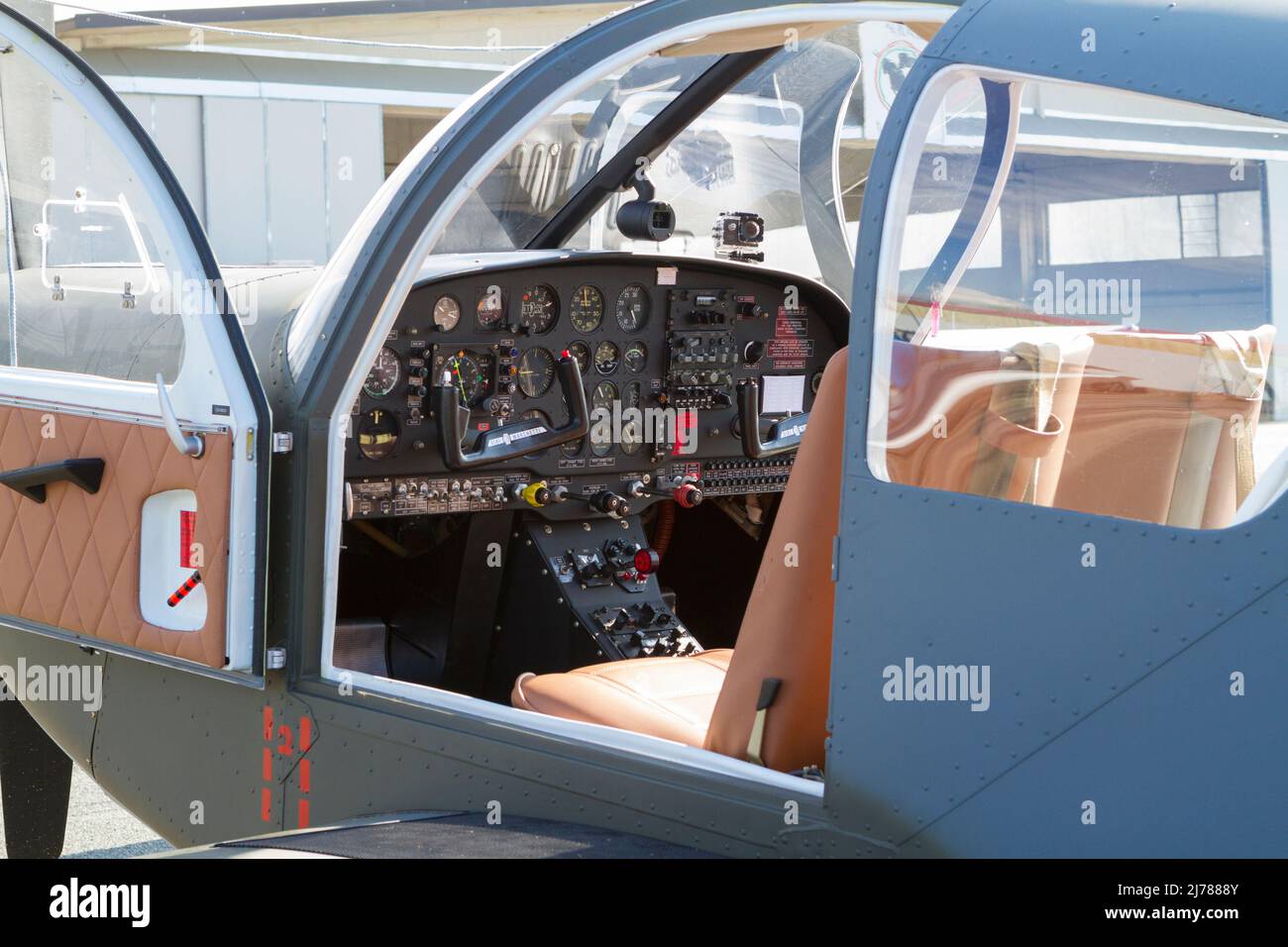 An Italian Air Force Siai U-208 (or S.208M) manufactured by SIAI ...