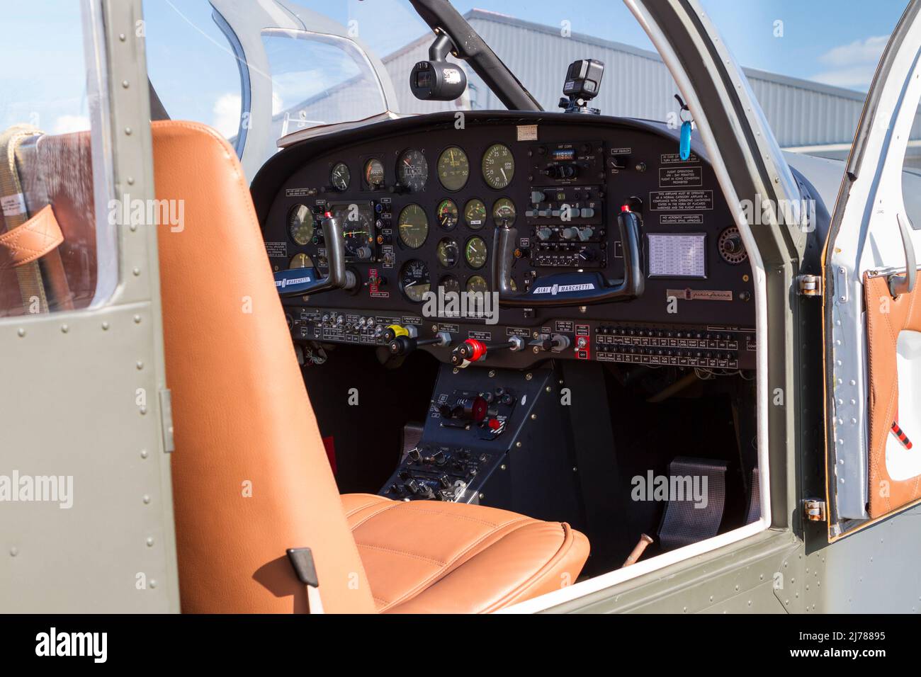 An Italian Air Force Siai U-208 (or S.208M) manufactured by SIAI ...
