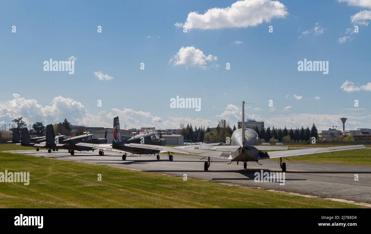 An Italian Air Force Siai U-208 (or S.208M) manufactured by SIAI ...