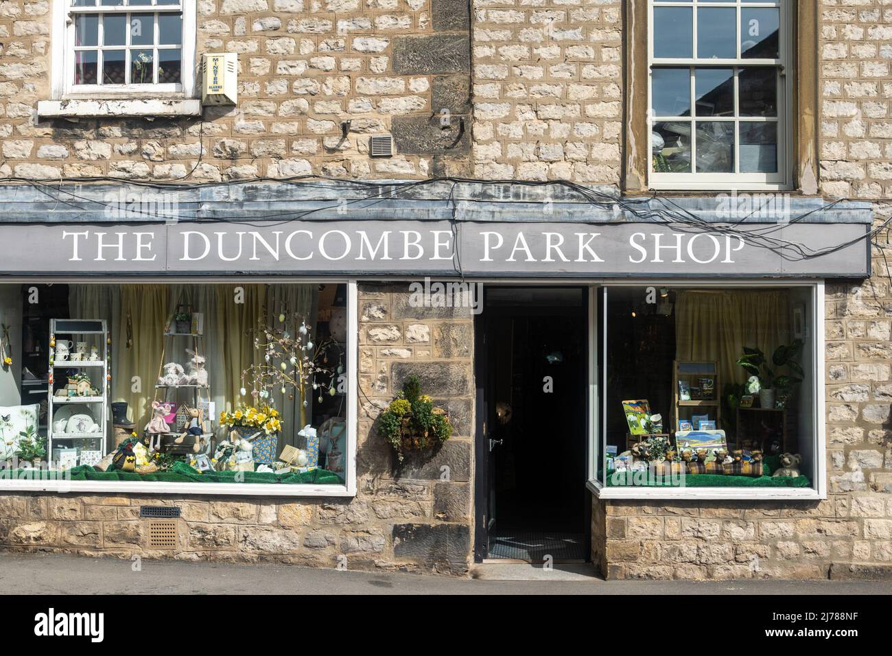 The Duncombe Park Shop in Helmsley Stock Photo - Alamy