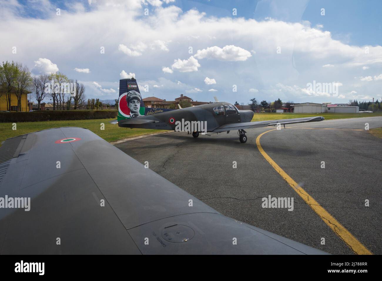 An Italian Air Force Siai U-208 (or S.208M) manufactured by SIAI ...