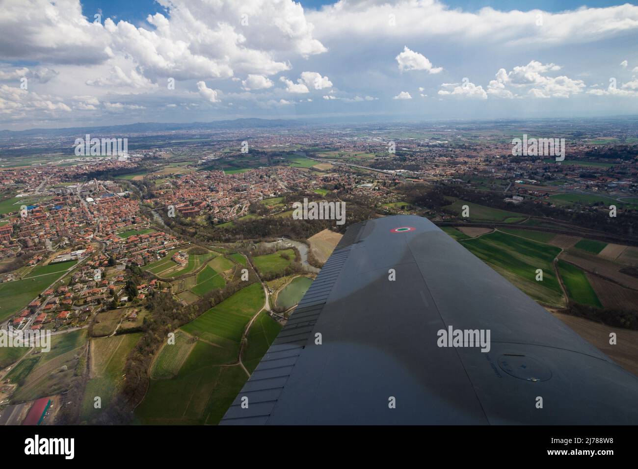 An Italian Air Force Siai U-208 (or S.208M) manufactured by SIAI ...