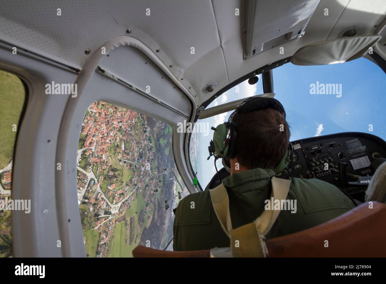 An Italian Air Force Siai U-208 (or S.208M) manufactured by SIAI ...