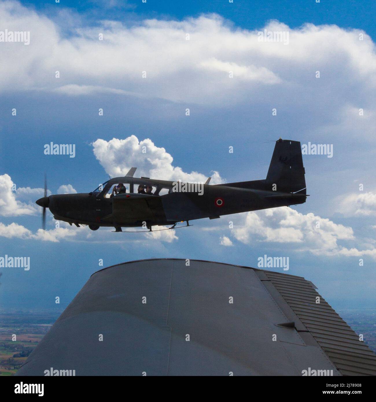 An Italian Air Force Siai U-208 (or S.208M) manufactured by SIAI ...