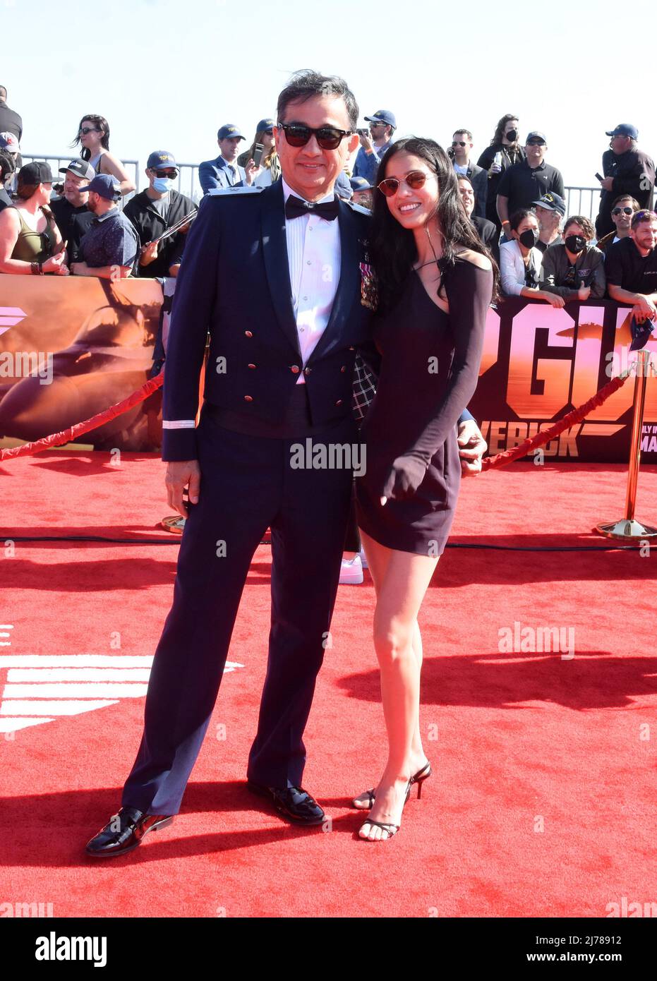 San Diego, California, USA 4th May 2022 Brig Gen Jim Chow and Actress ...