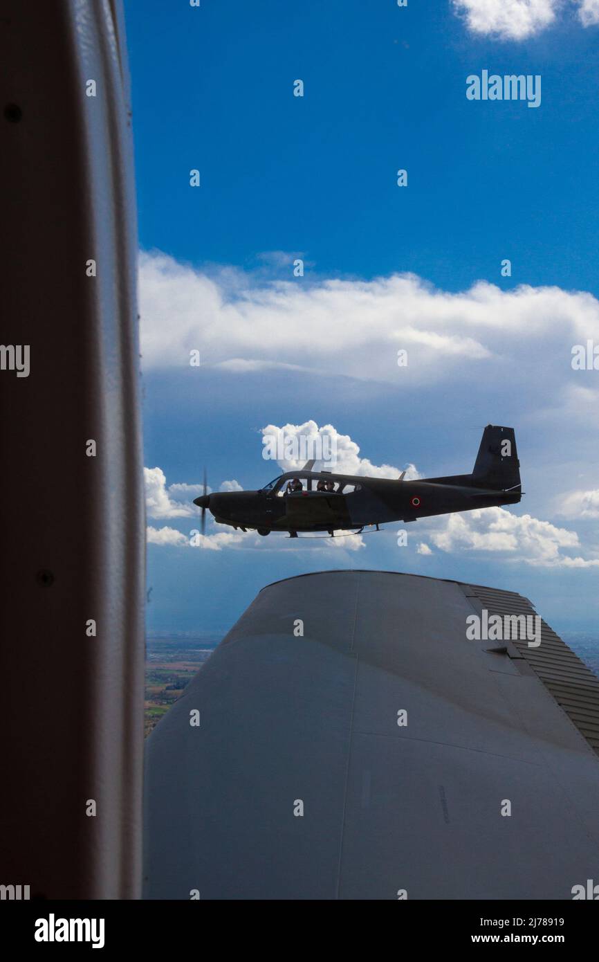 An Italian Air Force Siai U-208 (or S.208M) manufactured by SIAI ...