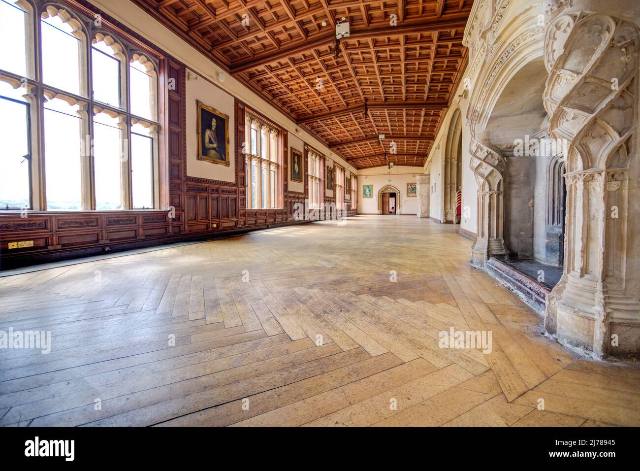 The Long Gallery, Ashton Court Estate, Bristol Stock Photo - Alamy