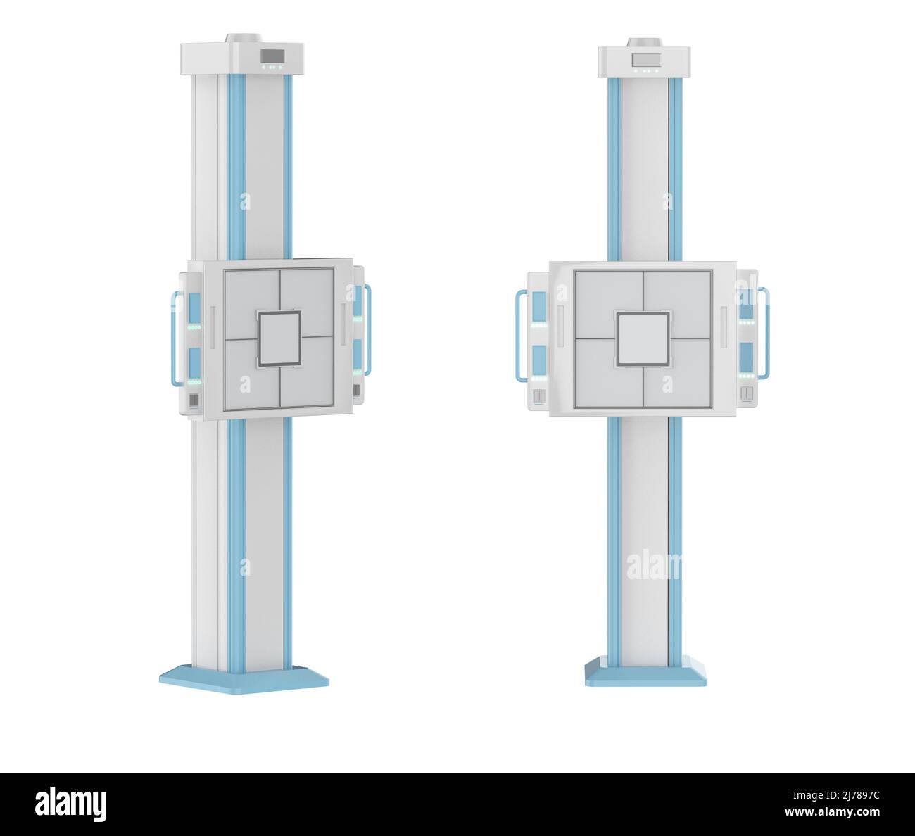 3d rendering x-ray scanner machine for radiology treatment Stock Photo ...