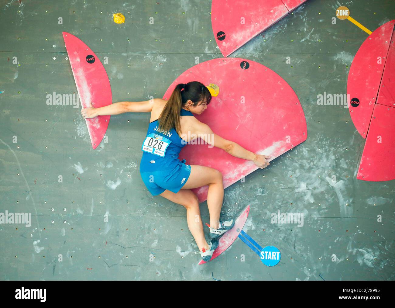 Nanako Kura (JPN), May 7, 2022 - Sport Climbing : Women's Boulder ...