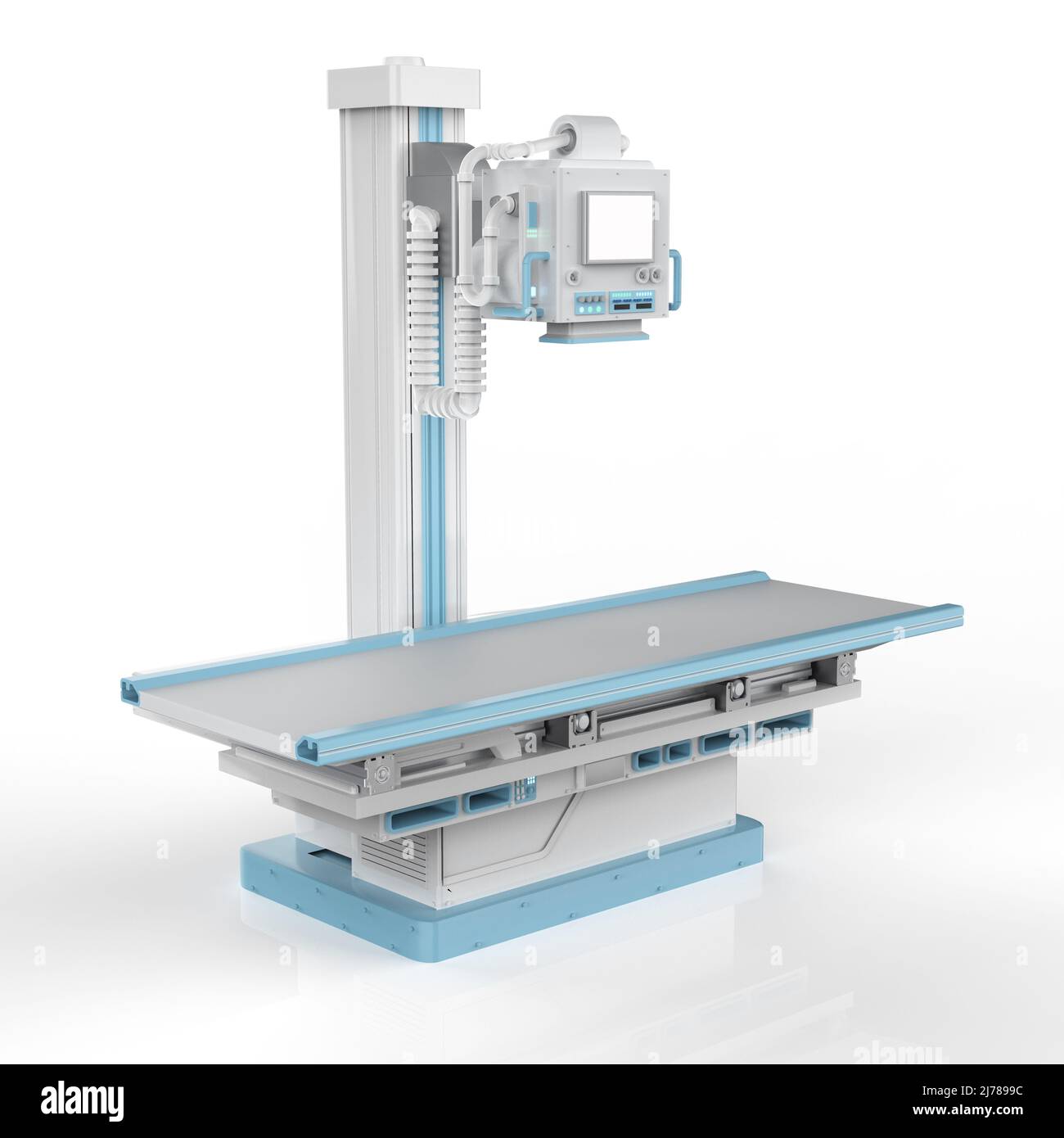 3d rendering x-ray scanner machine for radiology treatment Stock Photo ...