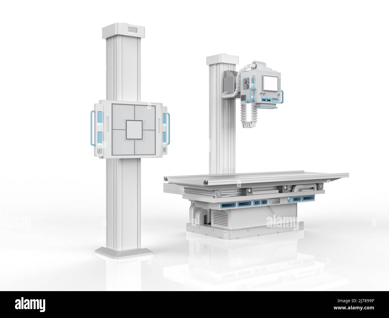 3d rendering x-ray scanner machine for radiology treatment Stock Photo ...