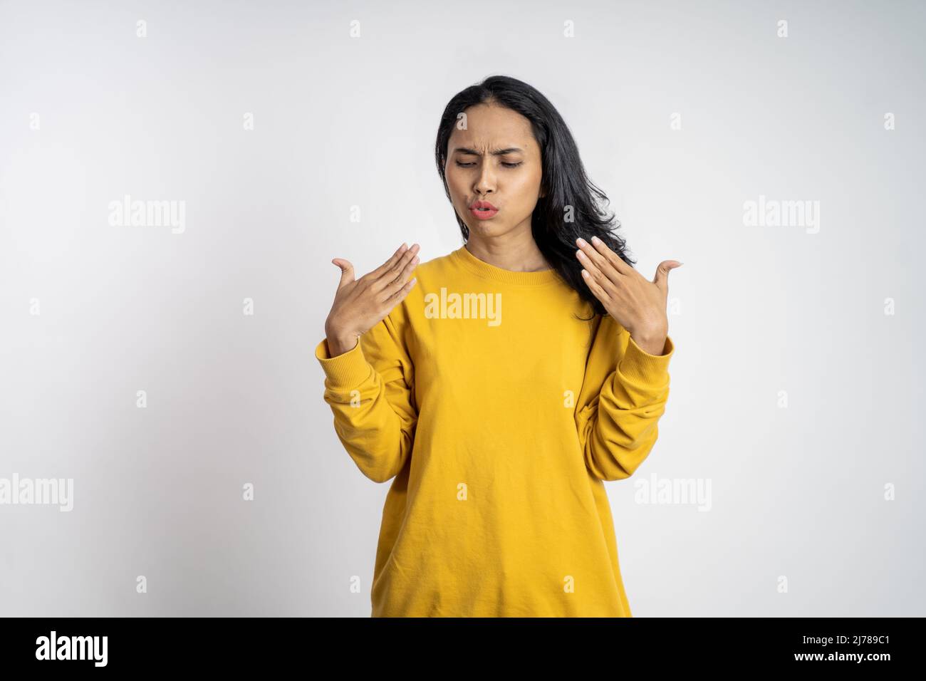 Panicked gesture hi-res stock photography and images - Alamy