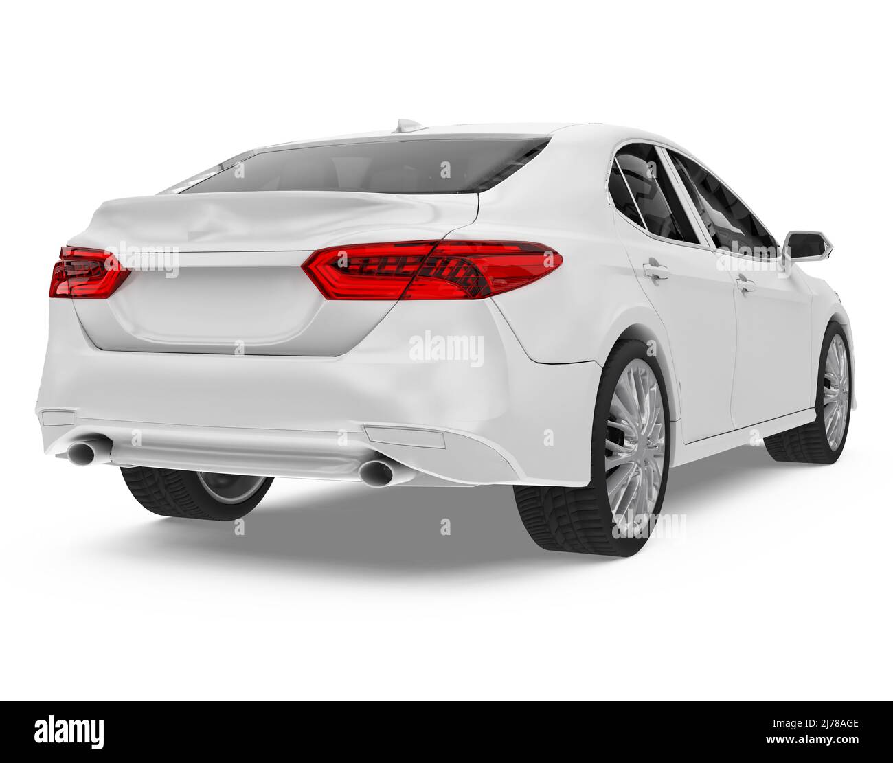 Sedan Car Isolated Stock Photo - Alamy